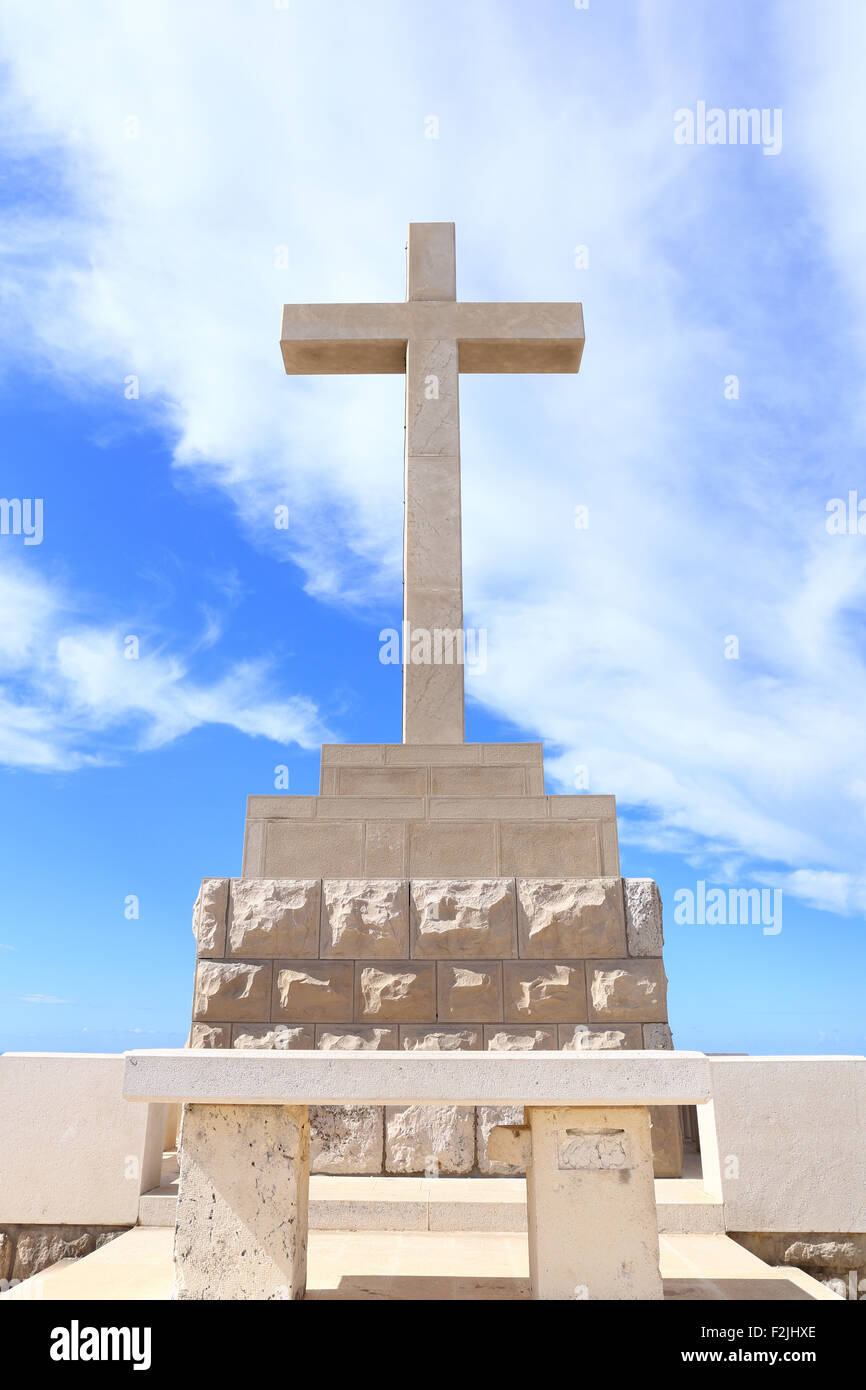 Christian cross marble stone hi-res stock photography and images - Alamy