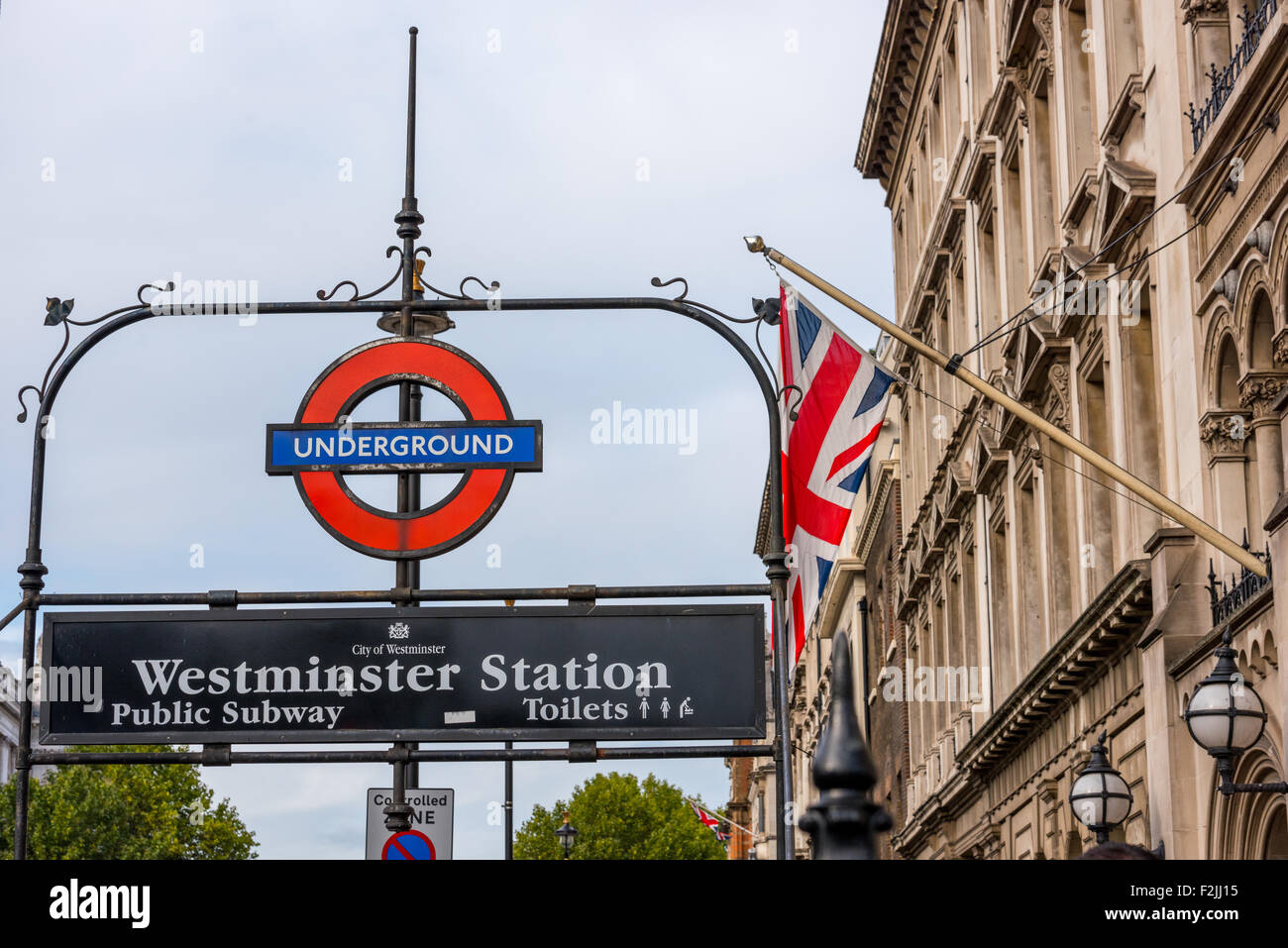 London Underground sign in the City of London UK Stock Photo - Alamy