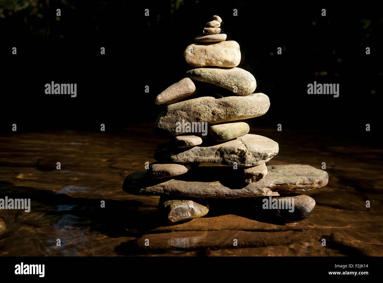 River Rock Cairns - Davidson River, Pisgah National Forest - Brevard ...