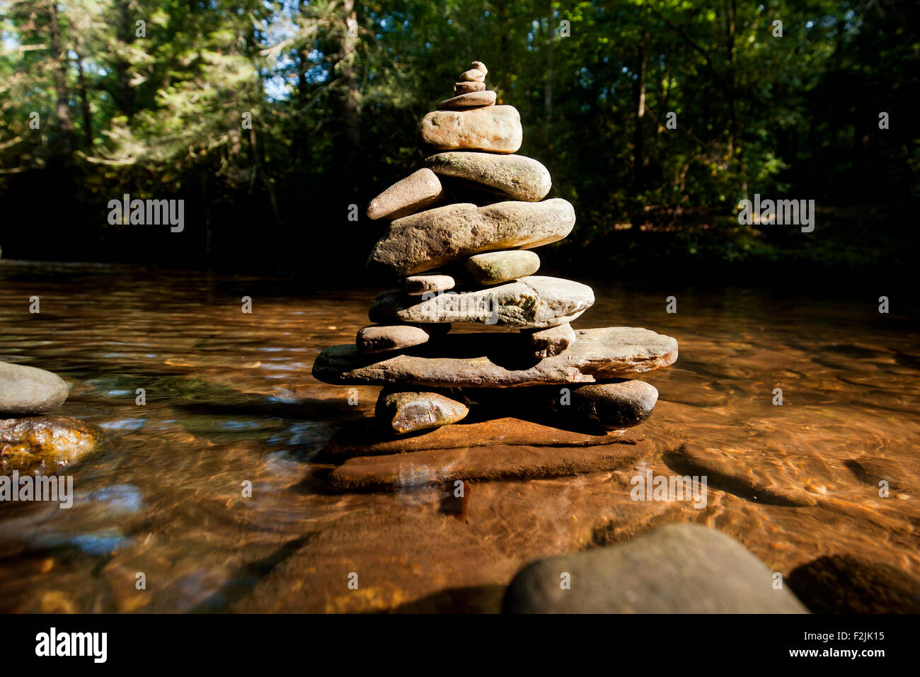 Balancing River Rocks