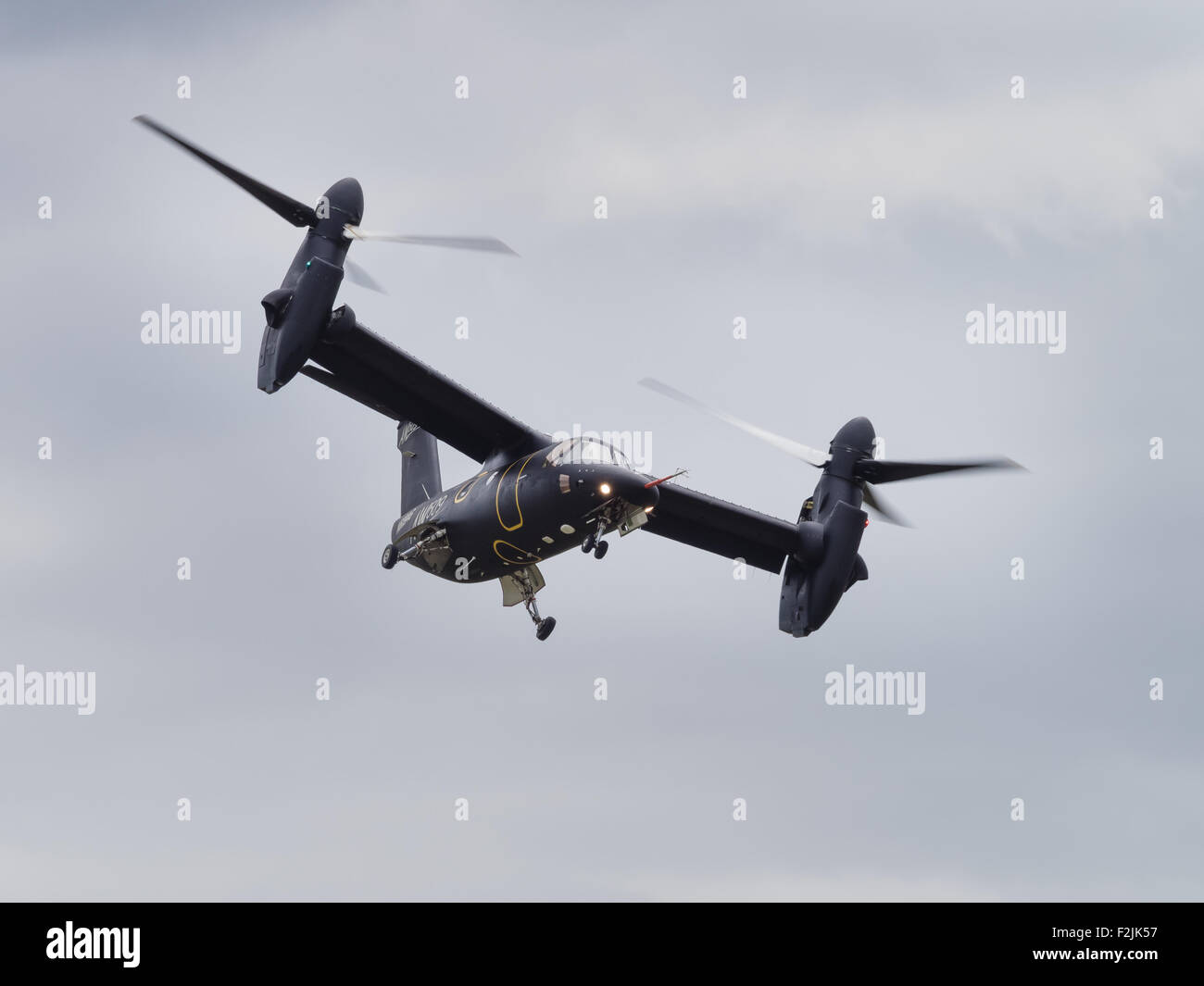 Yeovilton, UK - 11th July 2015: Agusta Westland AW609 tilt rotor ...