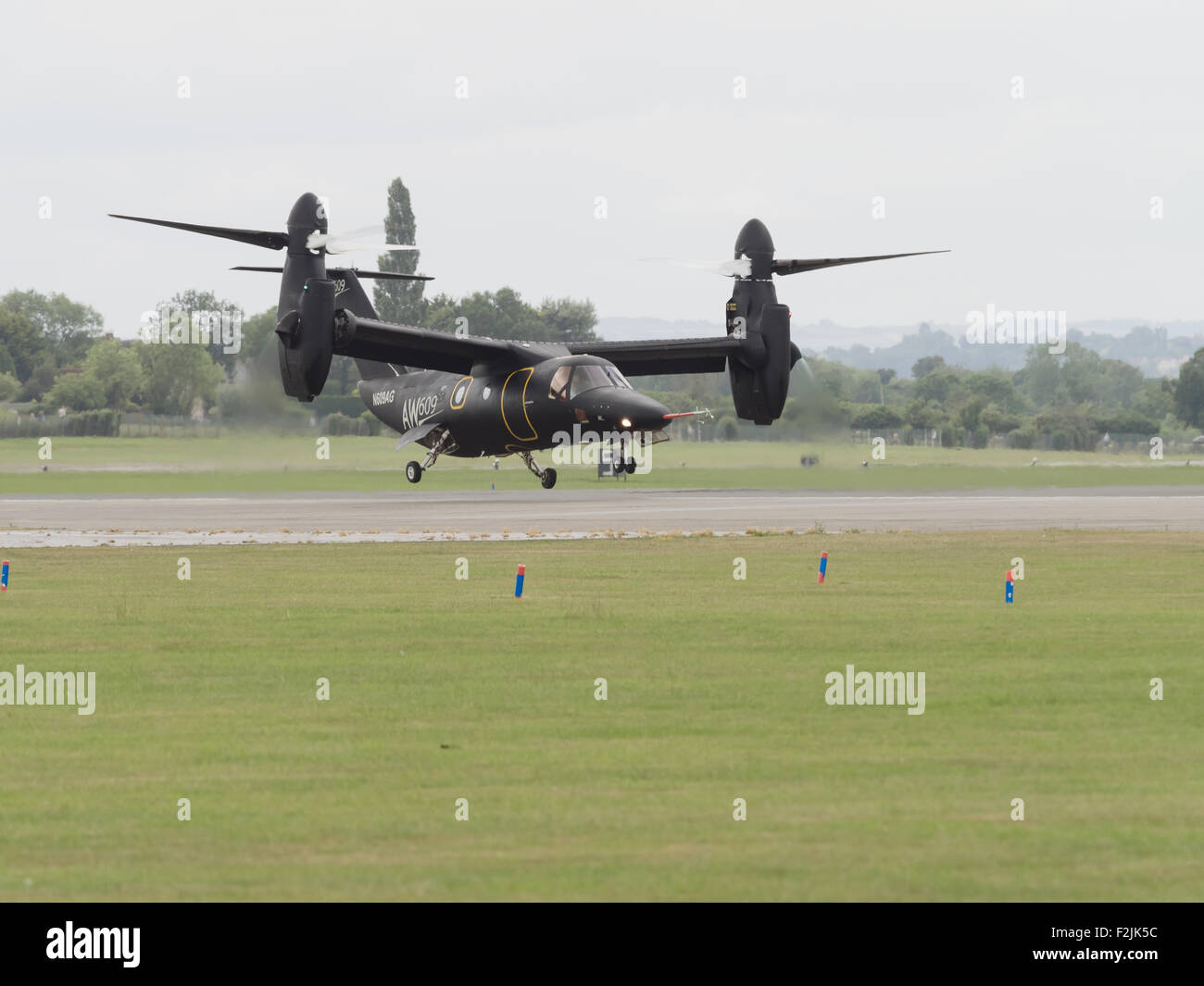 Yeovilton, UK - 11th July 2015: Agusta Westland AW609 tilt rotor ...