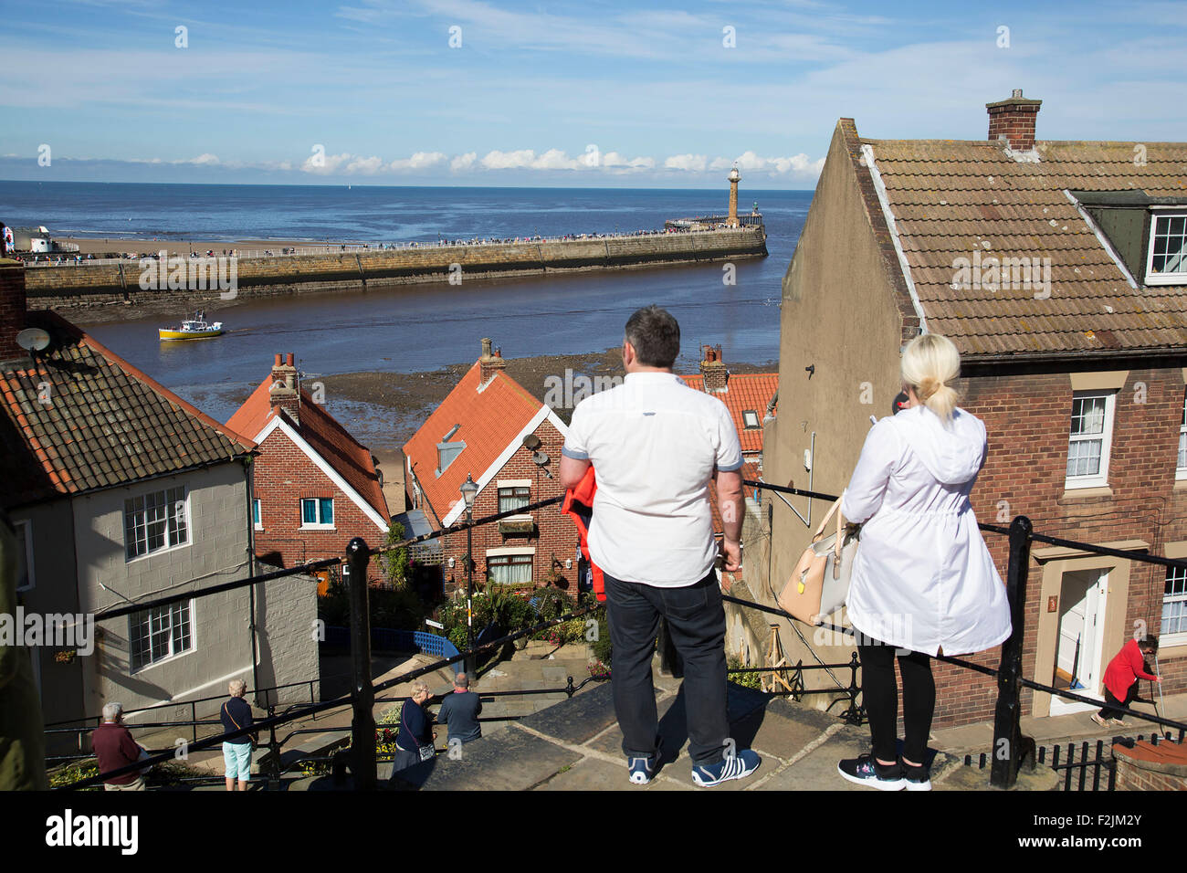 199 steps up to the East Cliff. Once these stairs used to be wooden and ...
