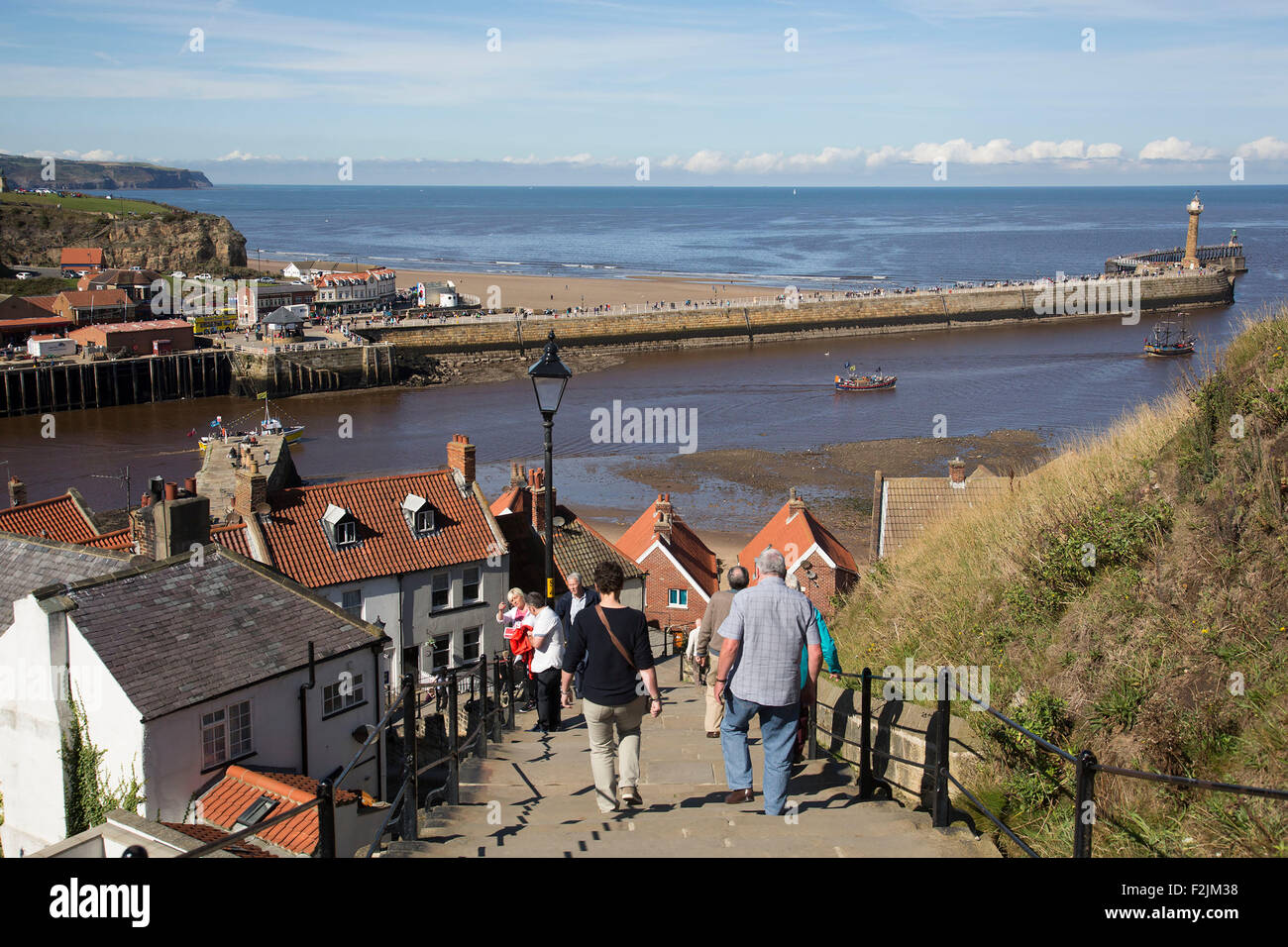199 steps up to the East Cliff. Once these stairs used to be wooden and ...