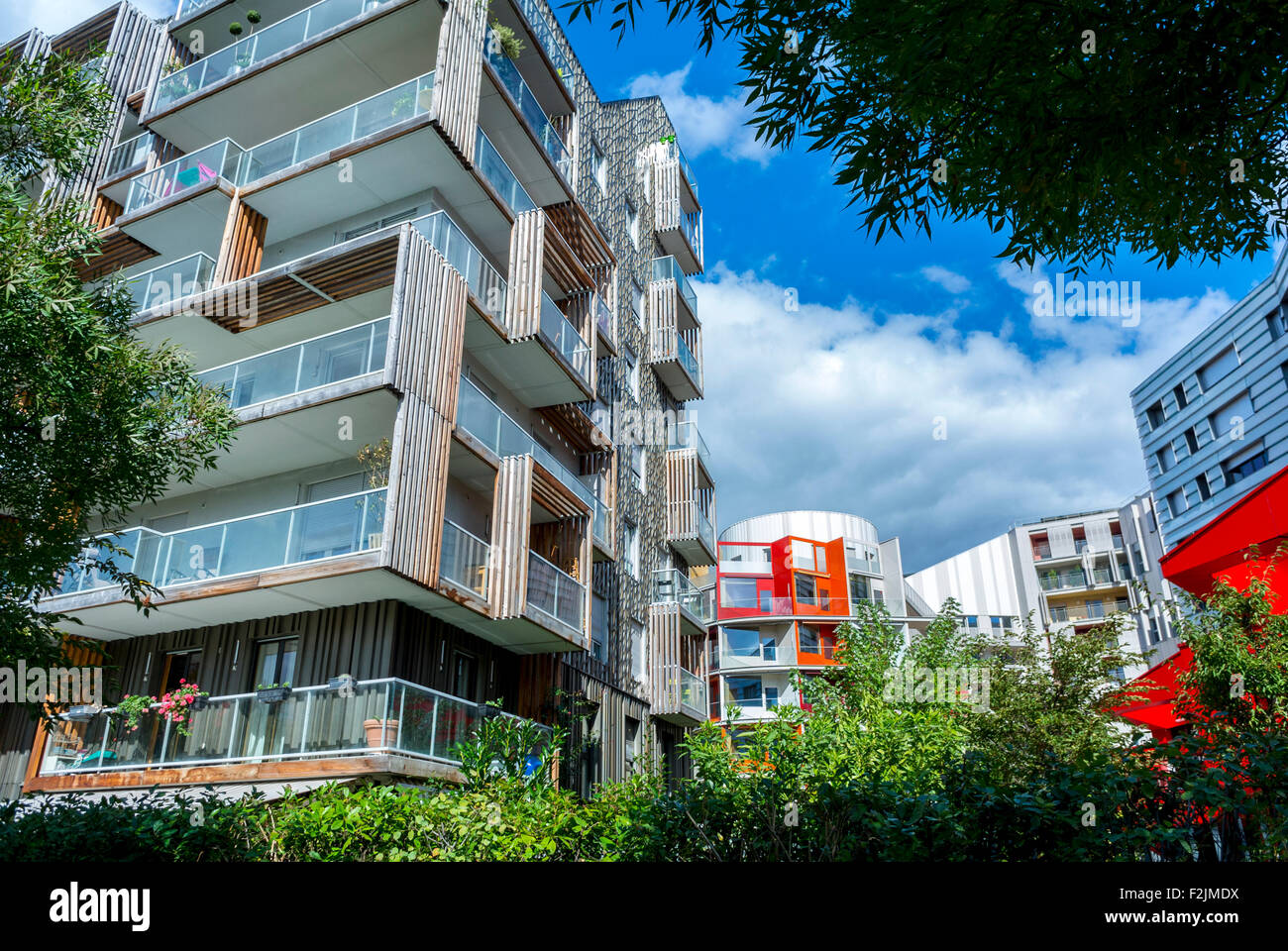 Paris, France, New Modern Architecture Project, Apartment Building ...