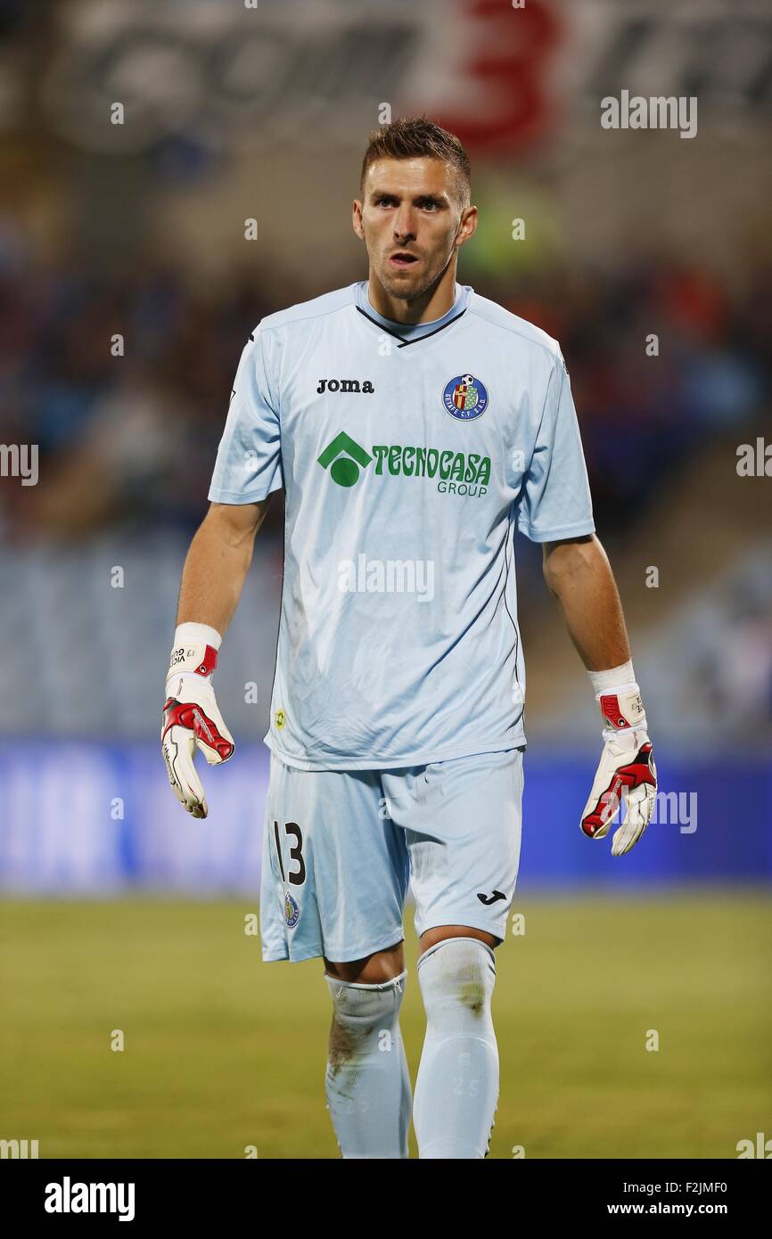 Getafe, Spain. 18th Sep, 2015. Vicente Guaita (Getafe) Football/Soccer ...