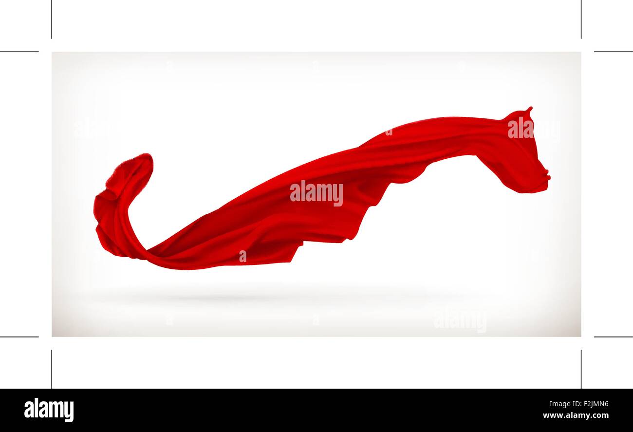 Red cloth, vector illustration Stock Vector Image & Art - Alamy