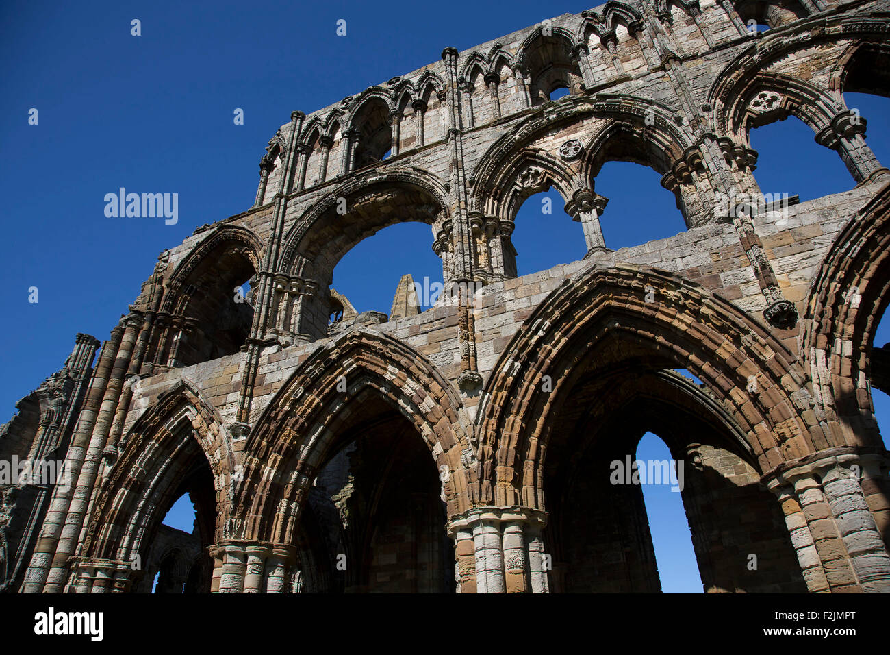 Whitby Abbey is a ruined Benedictine abbey on the East Cliff above ...