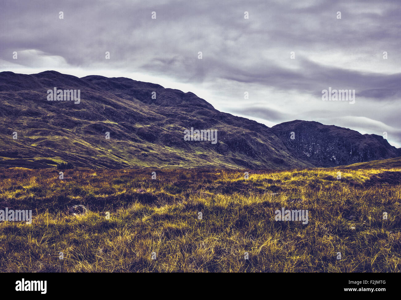 HDR image of highland landscape Stock Photo - Alamy