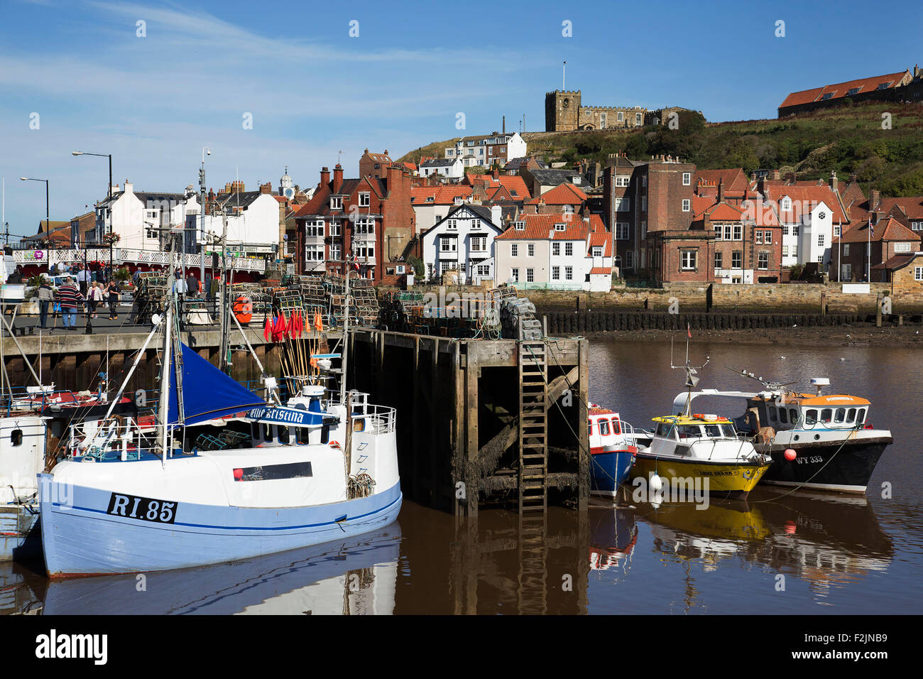 Whitby fishing boats hi-res stock photography and images - Alamy