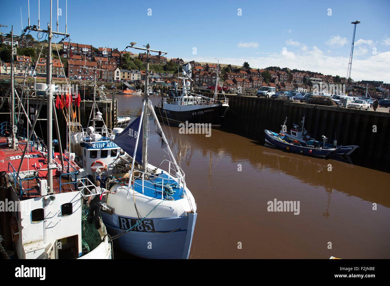 Whitby fishing boats hi-res stock photography and images - Alamy
