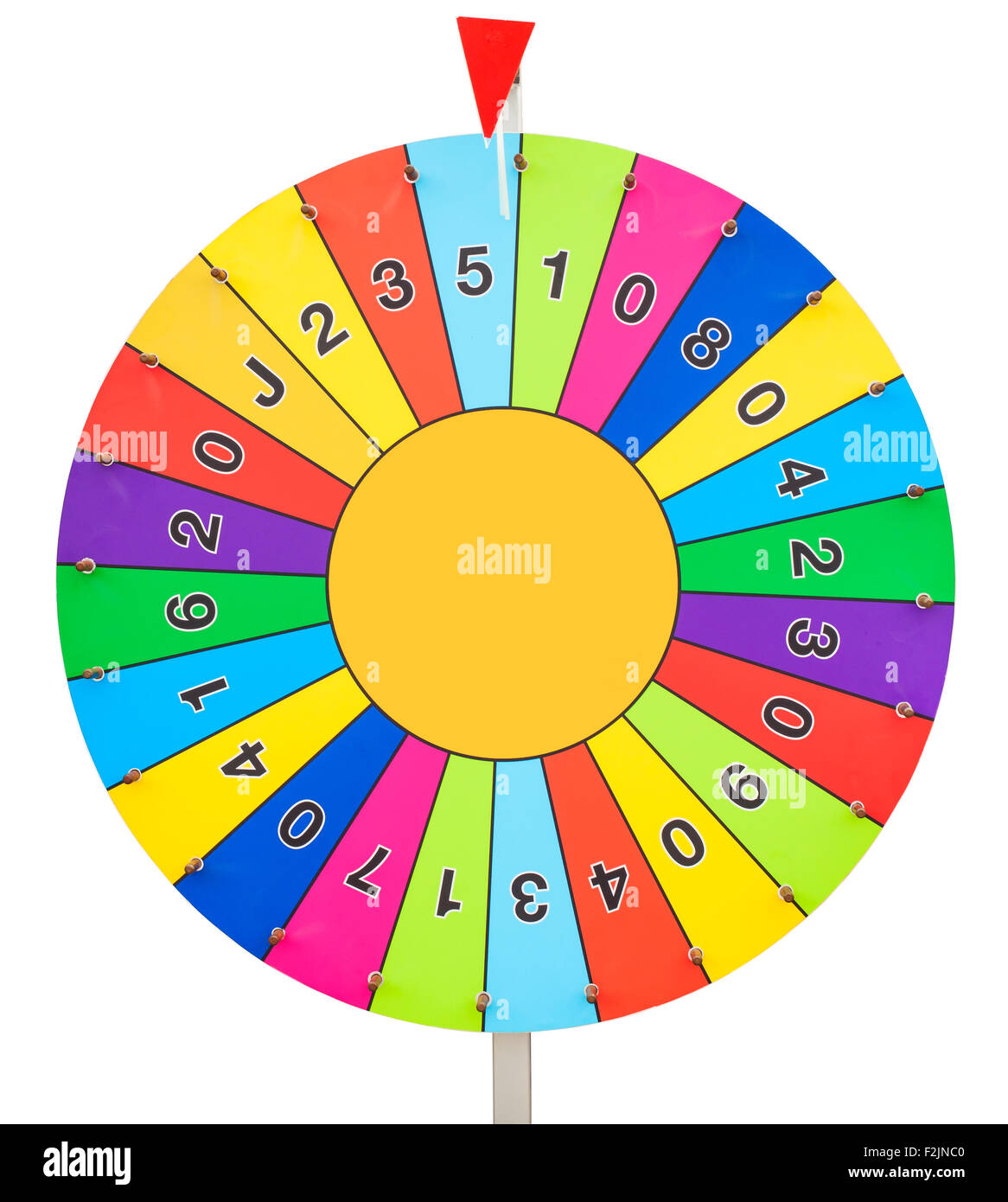 View of Wheel of Fortune isolated on white background Stock Photo - Alamy