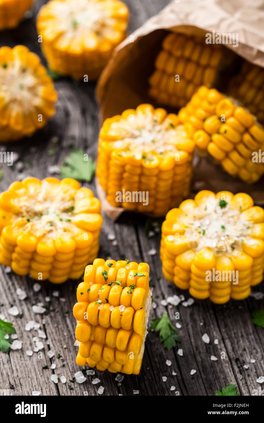 Delicious grilled corn Stock Photo - Alamy