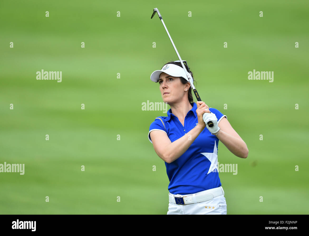 St. Leon-Rot, Germany. 20th Sep, 2015. German golfer Sandra Gal of Team ...