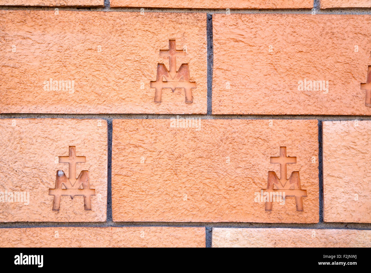 italy old church wall brick in the centre of vergiate varese Stock ...