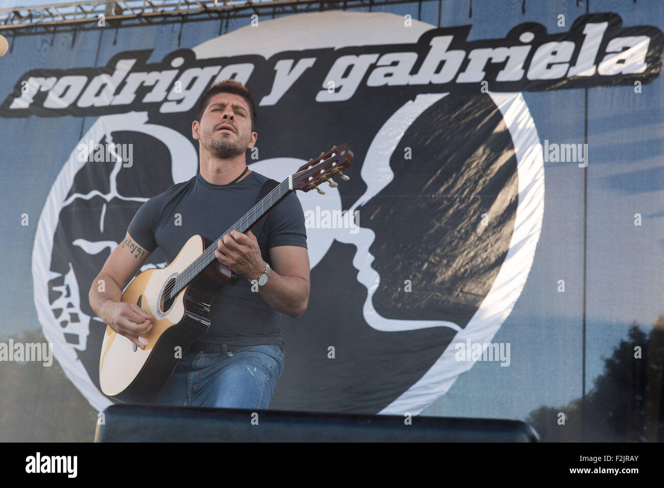 Chicago, Illinois, USA. 13th Sep, 2015. Musician RODRIGO SANCHEZ of ...