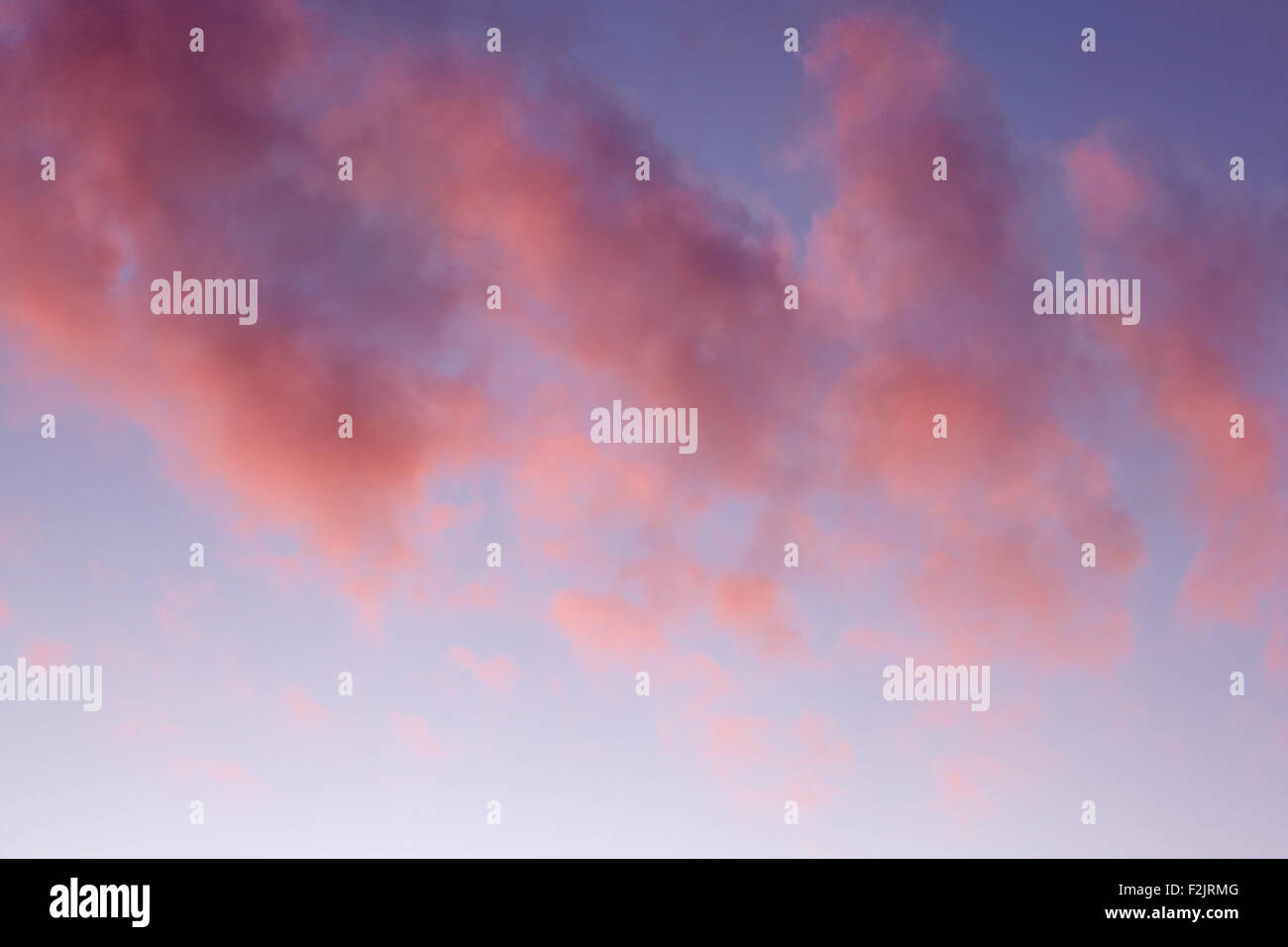 Photo of pink Clouds on blue sky Stock Photo - Alamy
