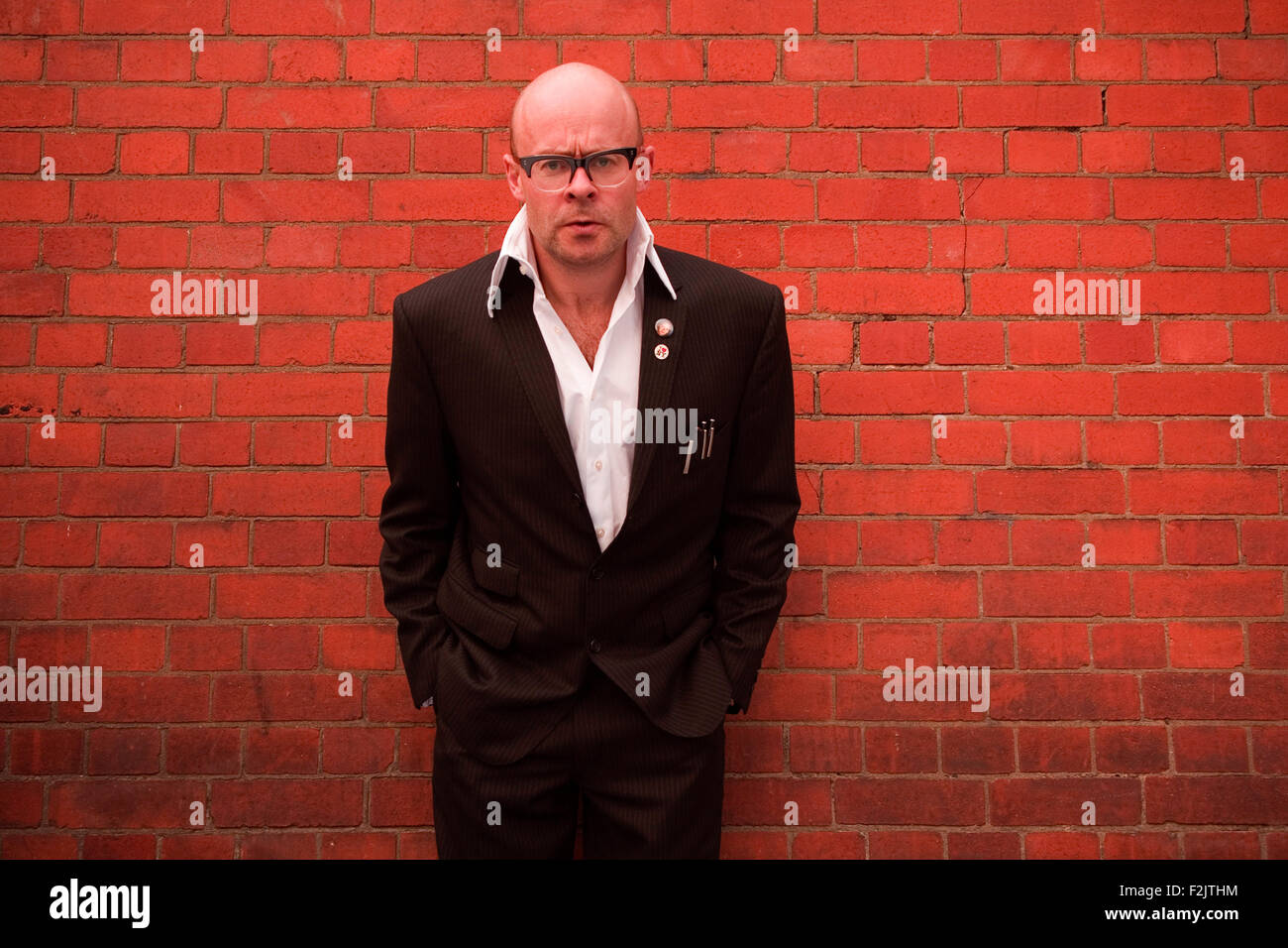 English comedian Harry Hill photographed in West London, England ...