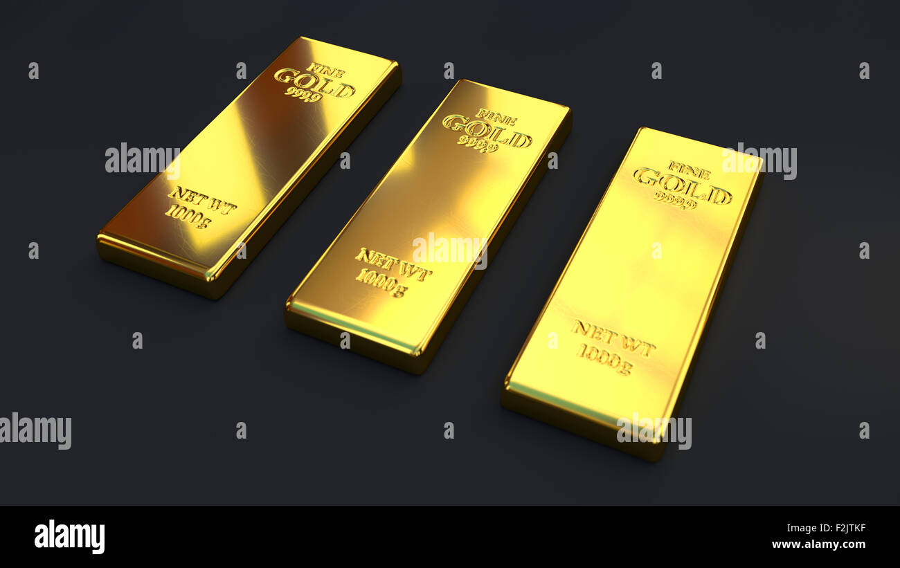 Dimensional gold ingot hi-res stock photography and images - Alamy