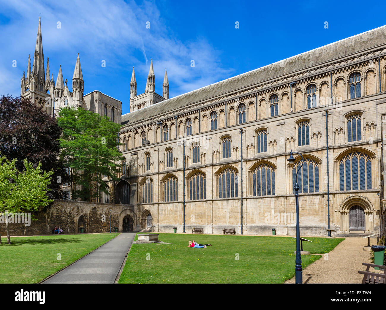 Peterborough cathedral cloisters hi-res stock photography and images ...