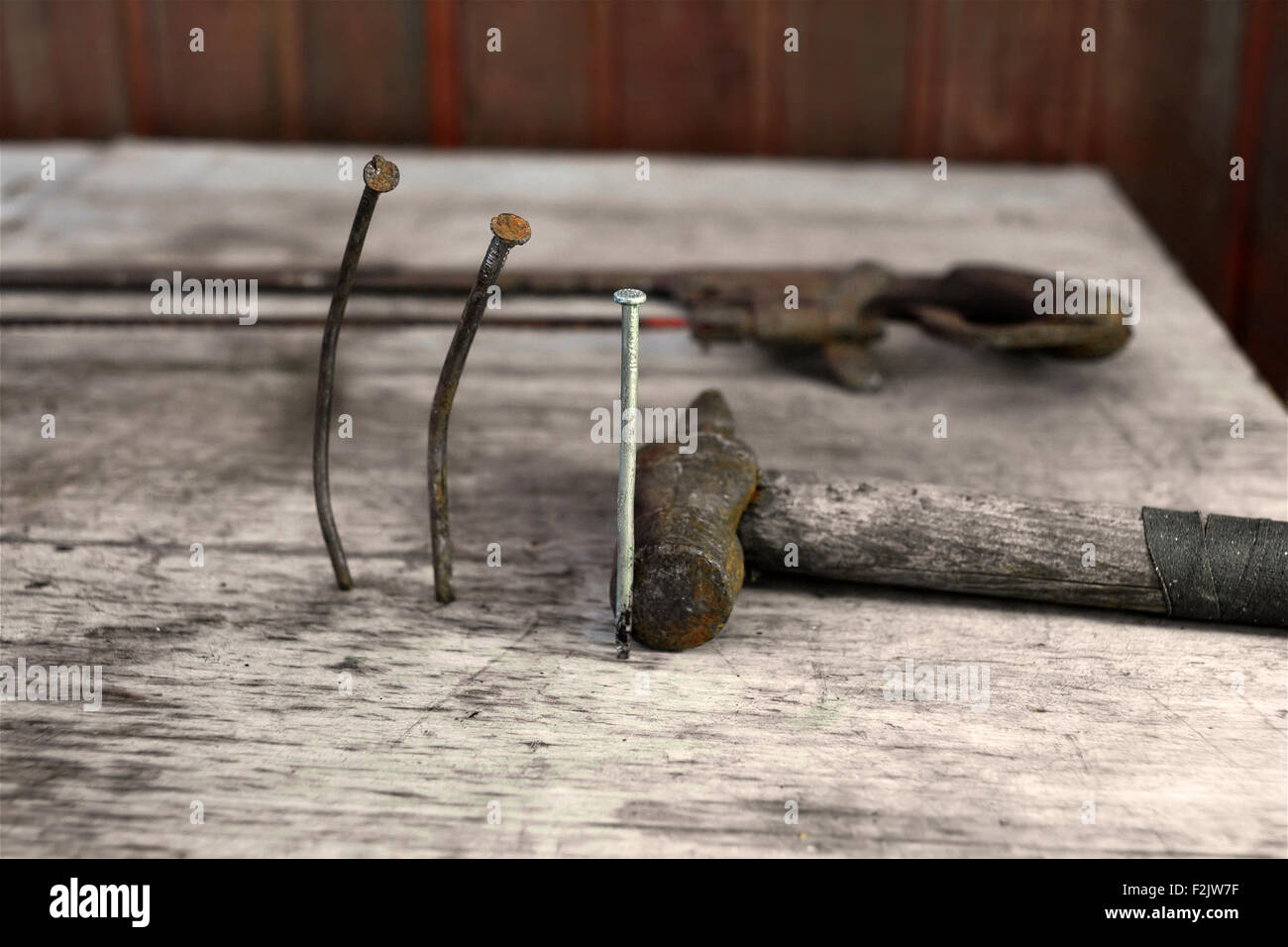 Embedded Nails High Resolution Stock Photography and Images - Alamy