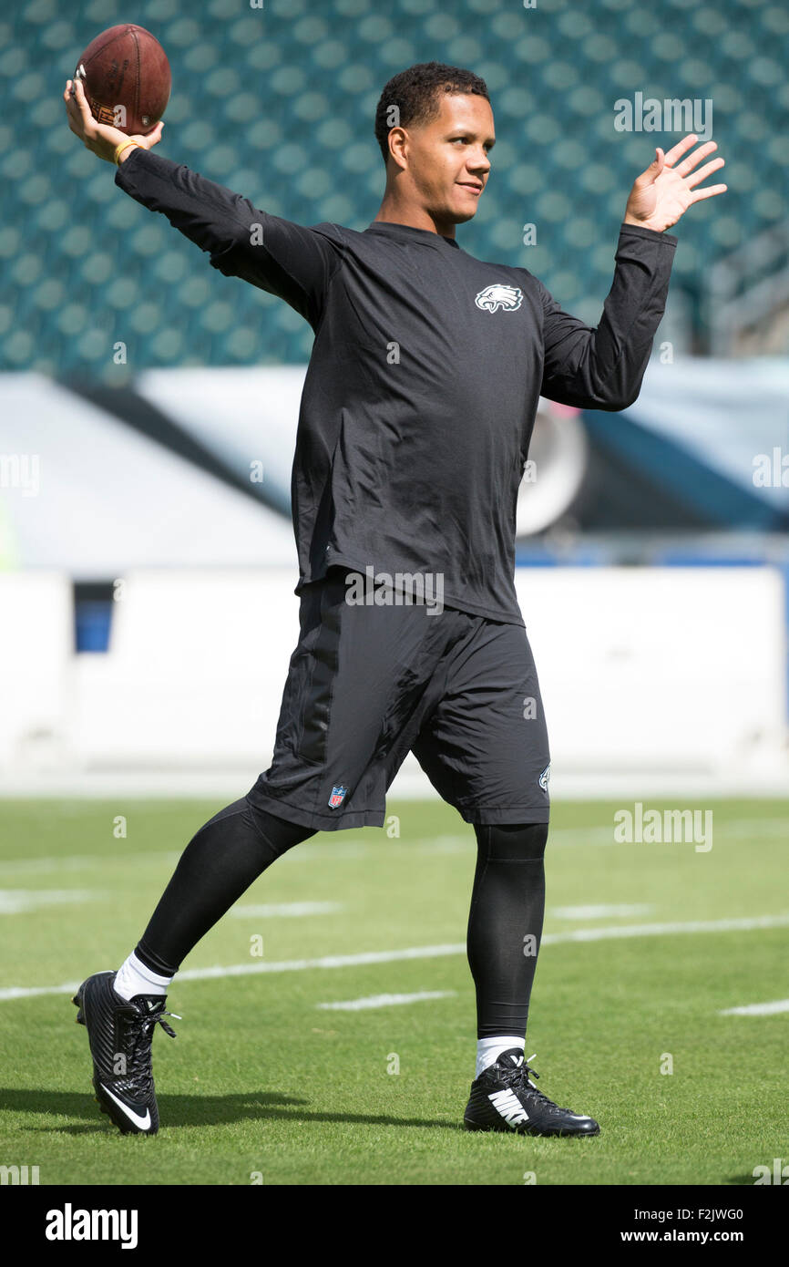 Philadelphia, Pennsylvania, USA. 20th Sep, 2015. Philadelphia Eagles quarterback Stephen Morris ...