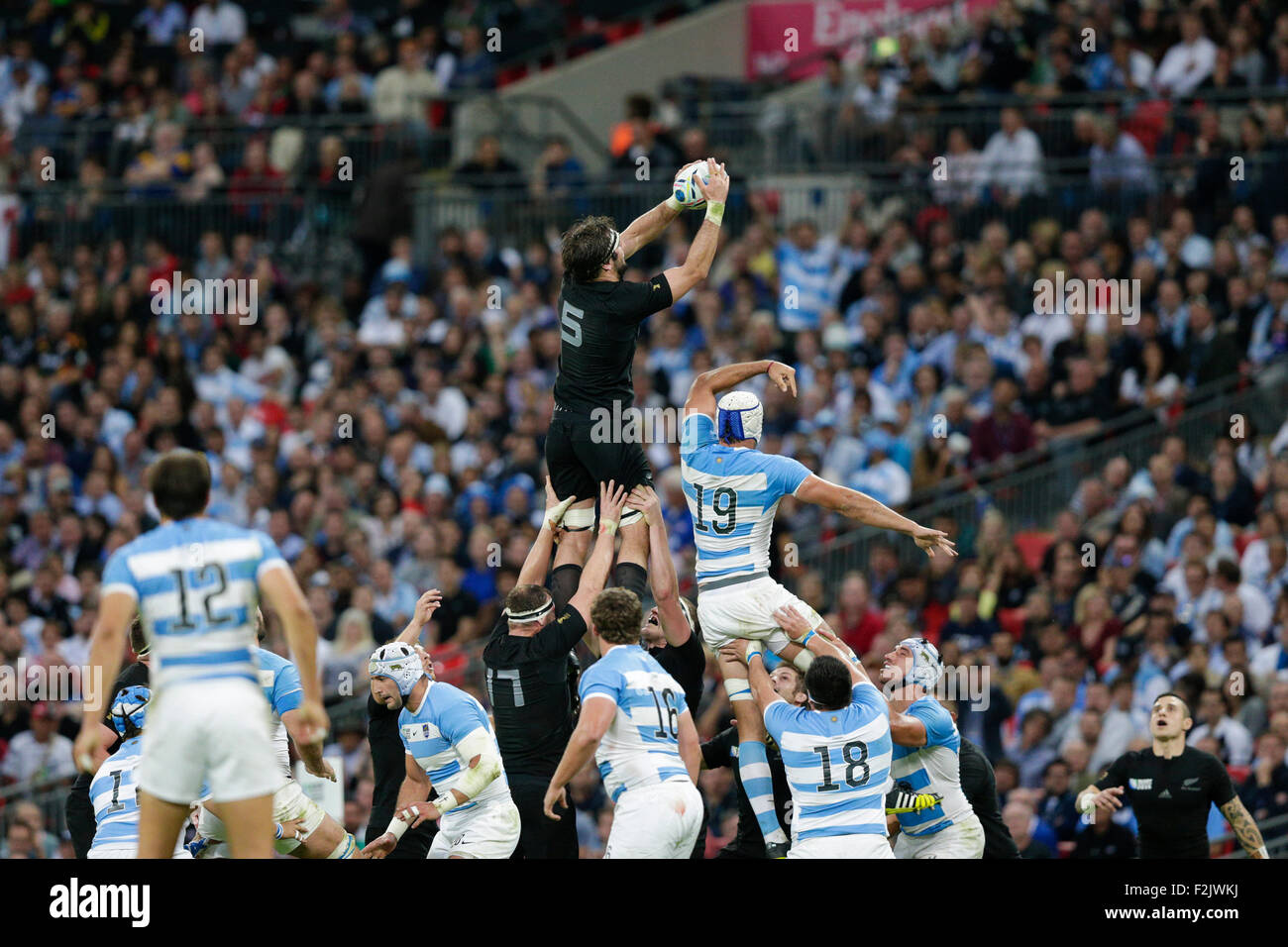 London, UK. 20th Sep, 2015. Rugby World Cup. New Zealand versus ...