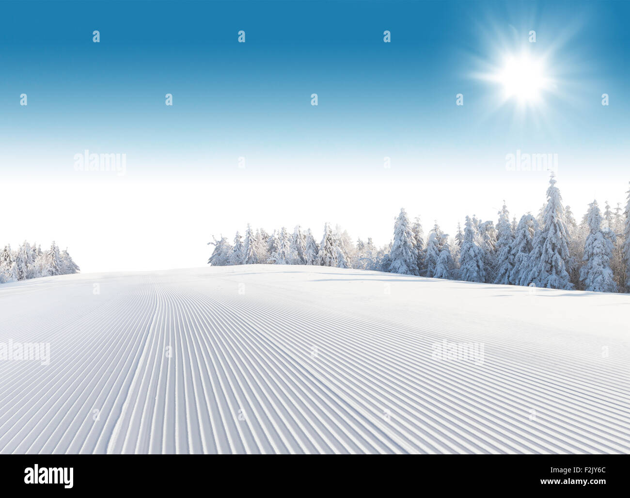 Winter snowy landscape Stock Photo - Alamy