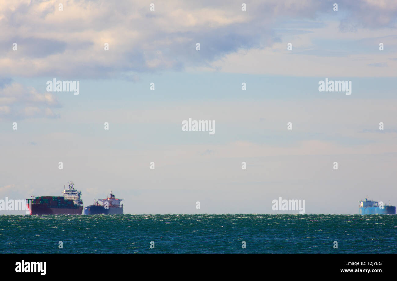 View of ships in the trieste sea hi-res stock photography and images ...
