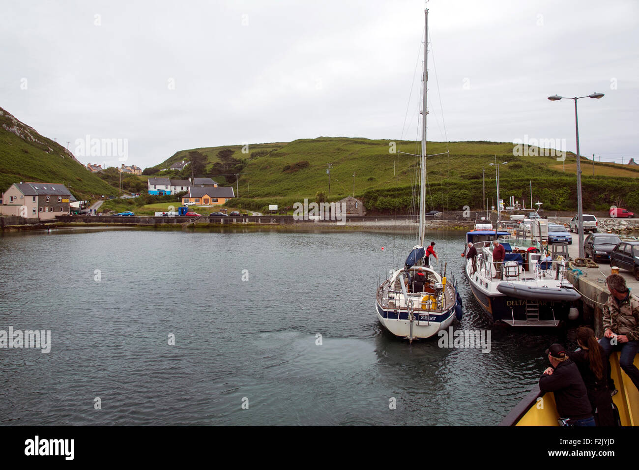 north harbour cape clear ireland Stock Photo - Alamy