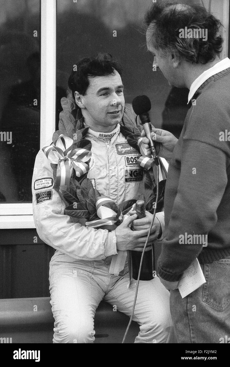 Eugene O Brien race driver Stock Photo - Alamy