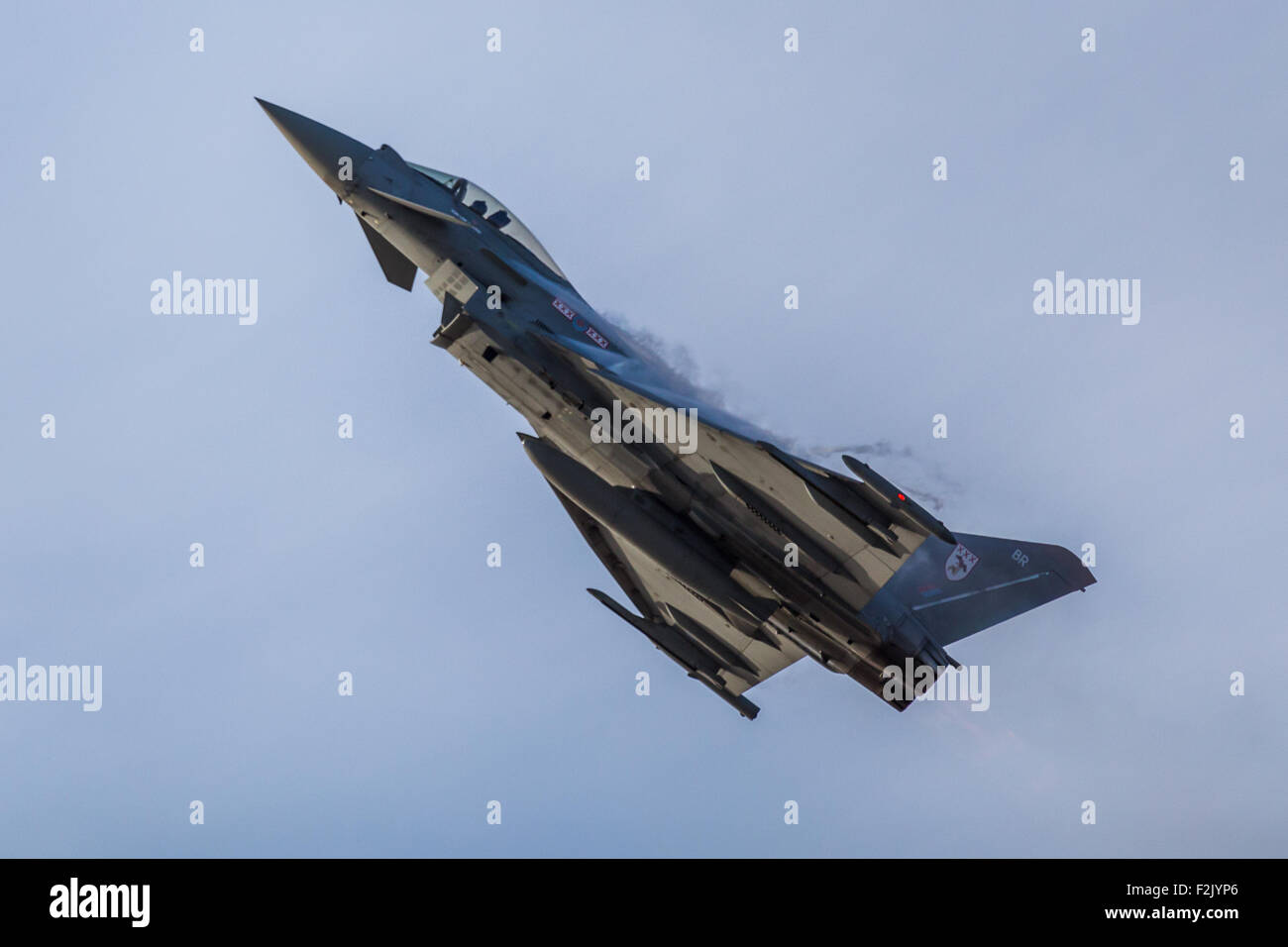 Eurofighter typhoon of the raf display team hi-res stock photography ...