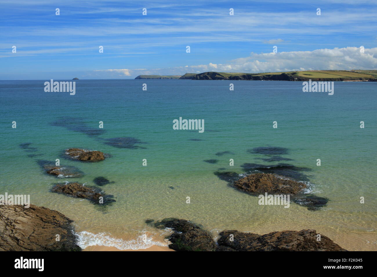Cornwall coastline harlyn bay hi-res stock photography and images - Alamy