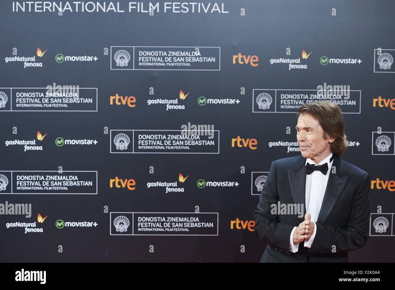 San Sebastian, Euskadi, Spain. 20th Sep, 2015. Raphael attends 'Mi gran ...