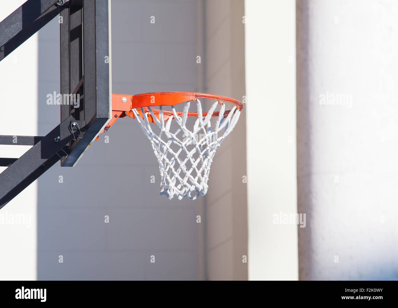 View of basket hoop in Trieste, Italy Stock Photo - Alamy