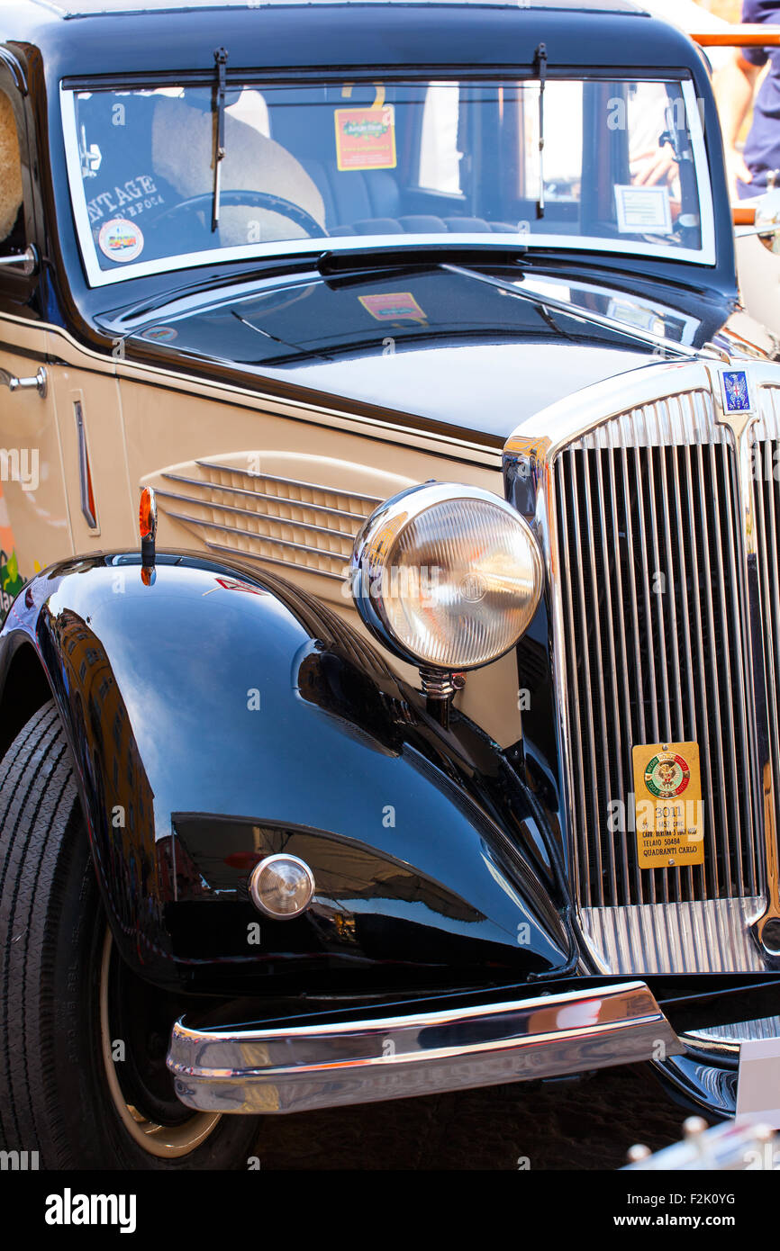 Milan, ITALY - MAY, 25: View of ancient car on May 25, 2014 Stock Photo ...