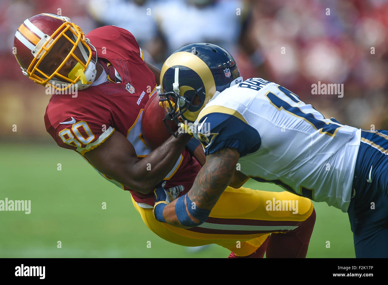 Landover, MD., USA. 20th September, 2015. St. Louis Rams wide receiver ...