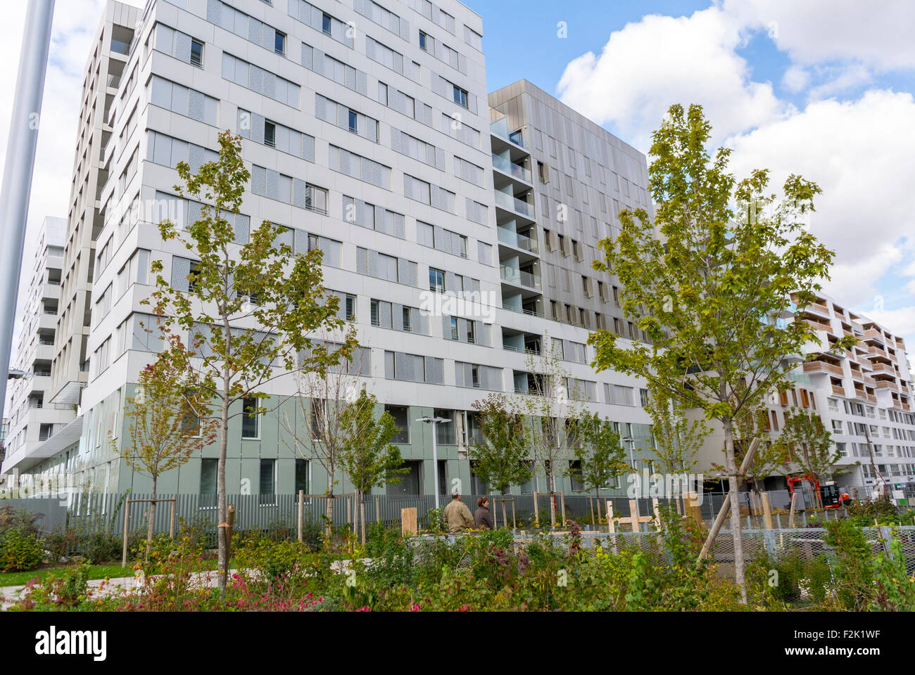 Paris, France, New Ecological Apartment Building investing, in Modern ...
