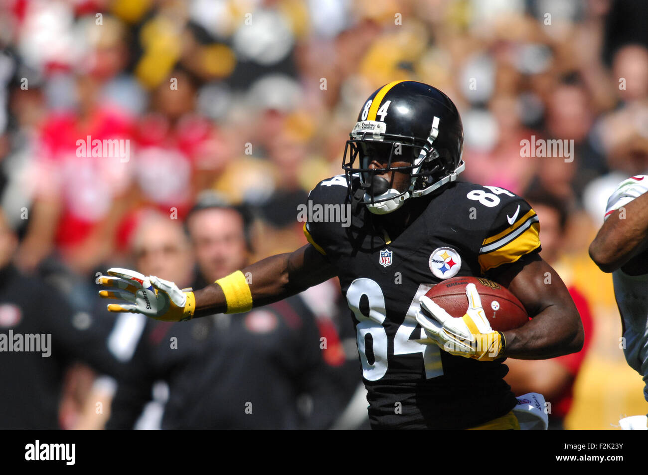 Pittsburgh, Pennsylvania, USA. 20th September, 2015. Antonio Brown #84 ...