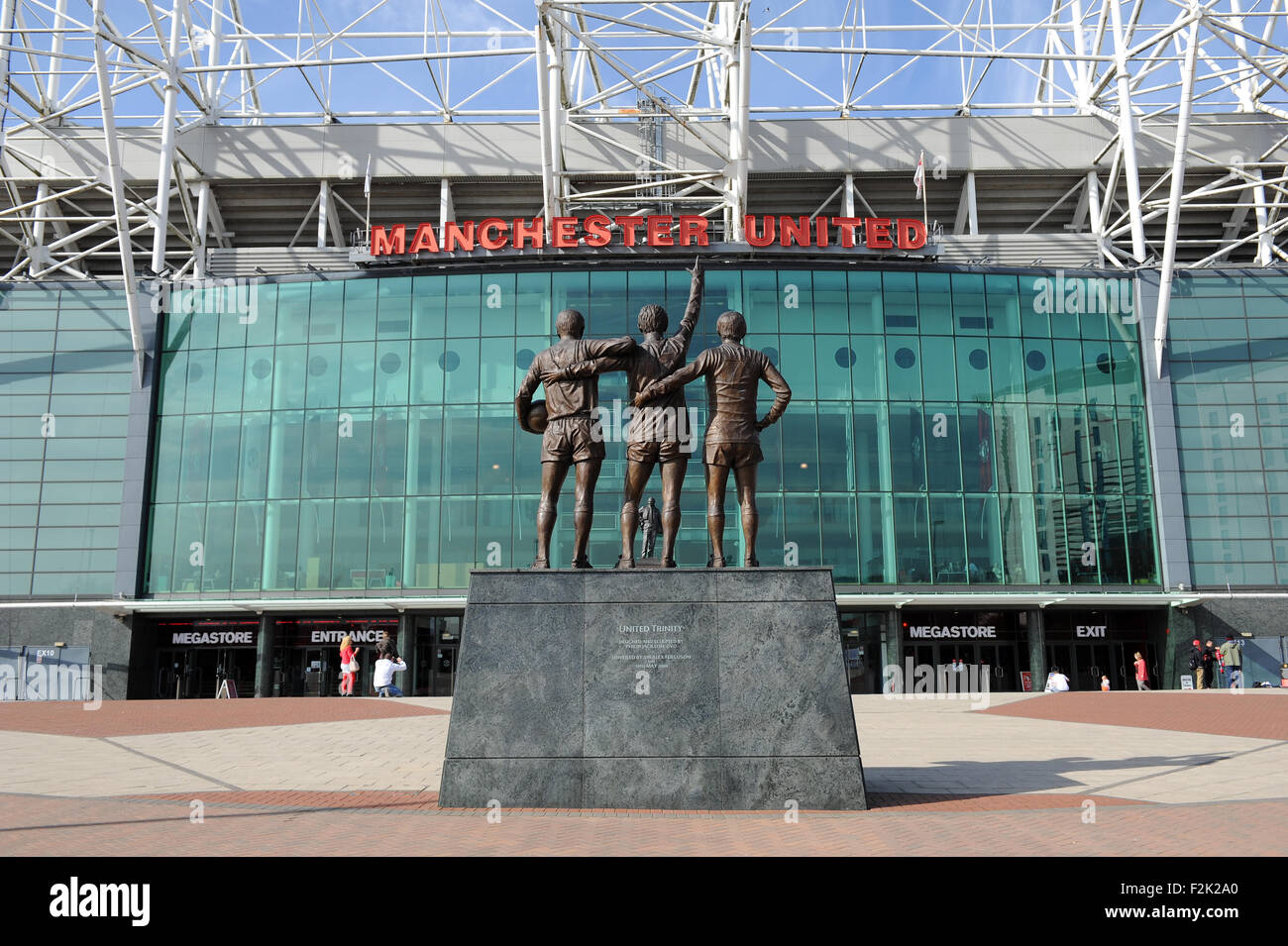 Manchester united trinity hi-res stock photography and images - Alamy