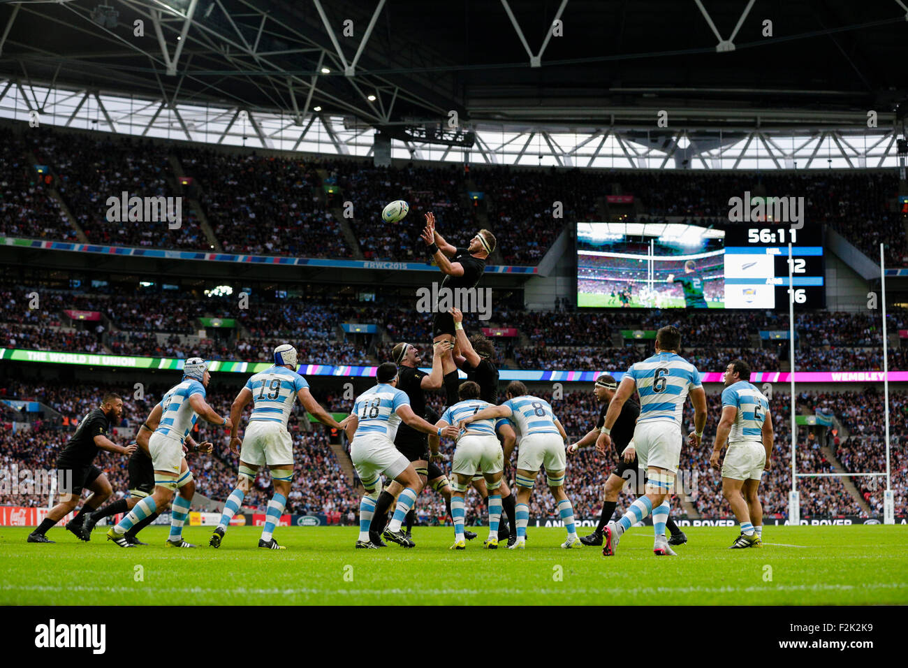 London, UK. 20th Sep, 2015. Rugby World Cup. New Zealand versus ...