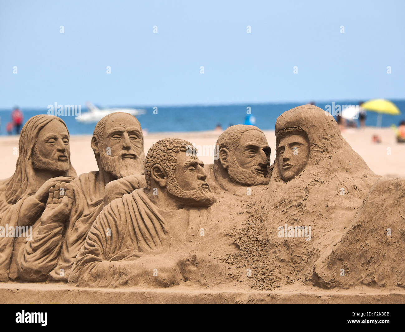 Sand sculpture last supper on hi-res stock photography and images - Alamy