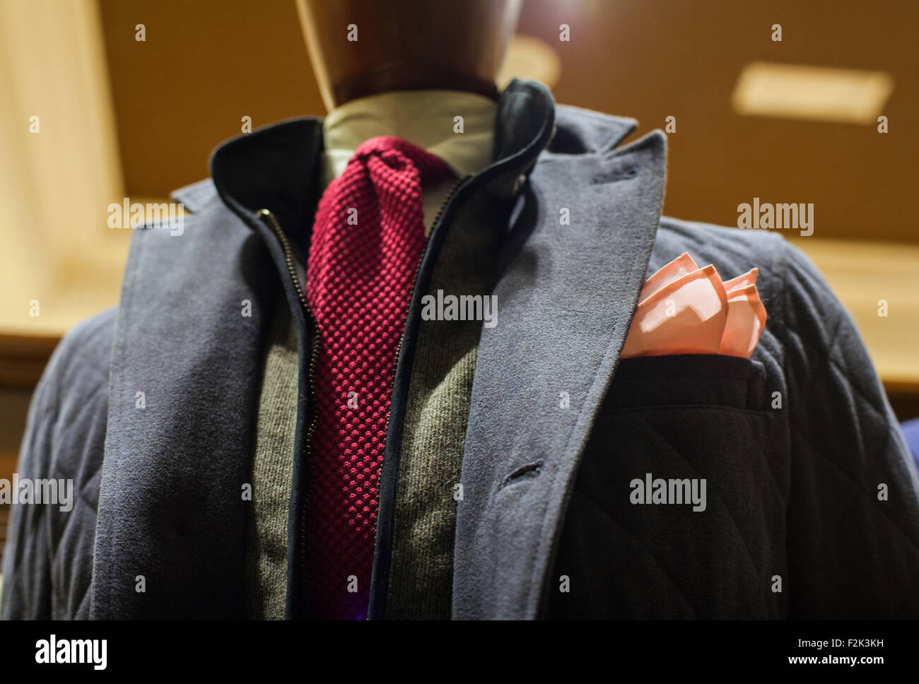 Close up of male suit exposed in the clothes shop Stock Photo - Alamy