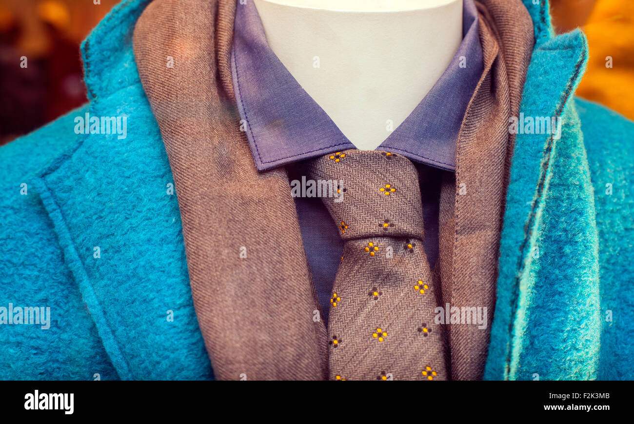 Close up of male suit exposed in the clothes shop Stock Photo - Alamy