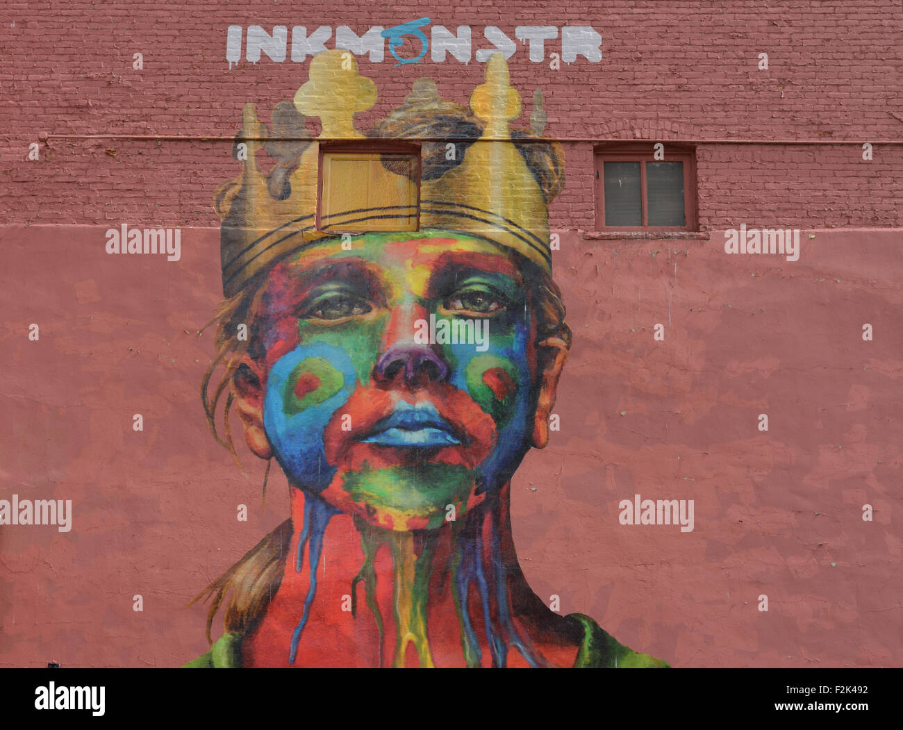 The Ink Monster, downtown Denver CO Stock Photo - Alamy