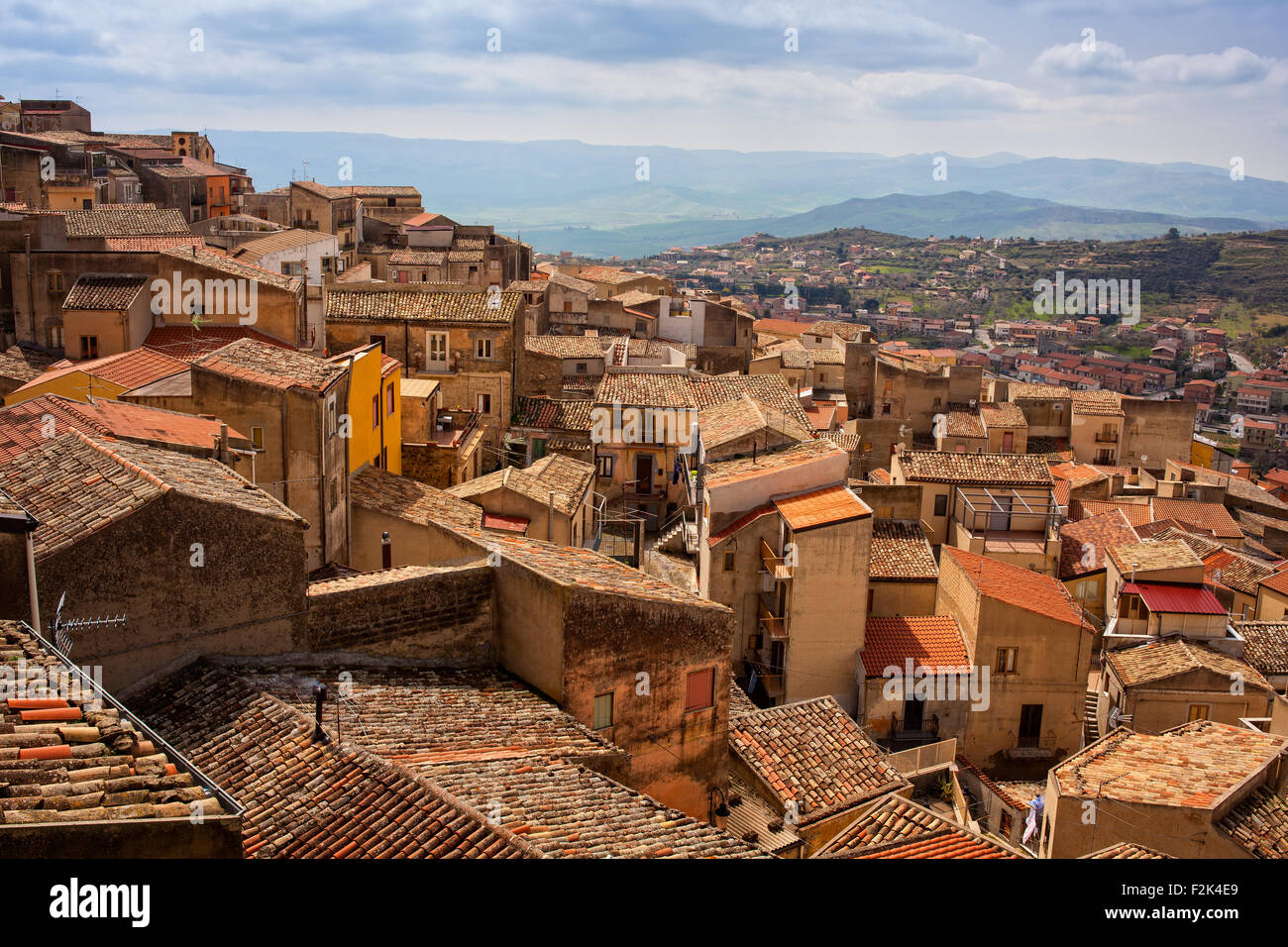 Assoro roofs hi-res stock photography and images - Alamy