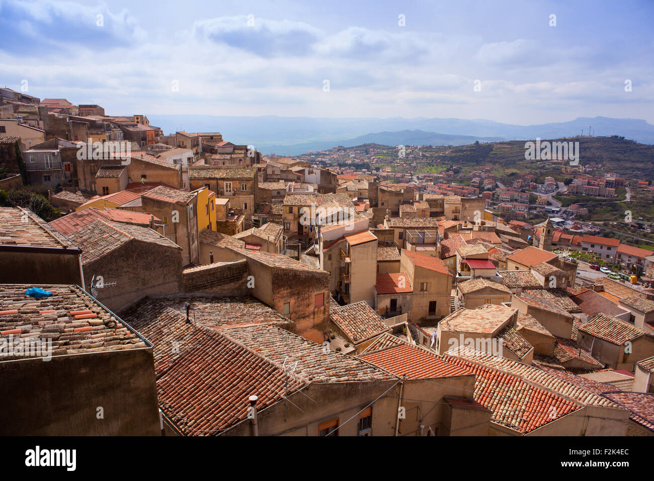 Assoro roofs hi-res stock photography and images - Alamy