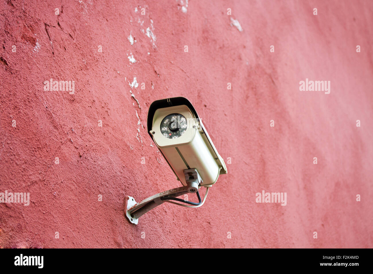 security camera on wall Stock Photo - Alamy