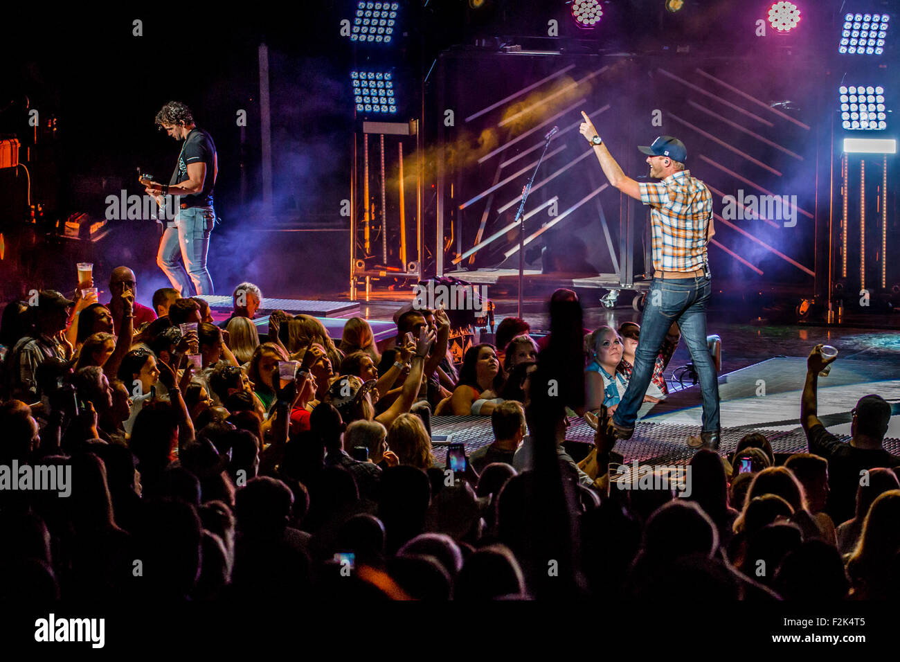 Clarkston, Michigan, USA. 18th Sep, 2015. COLE SWINDELL performing on ...