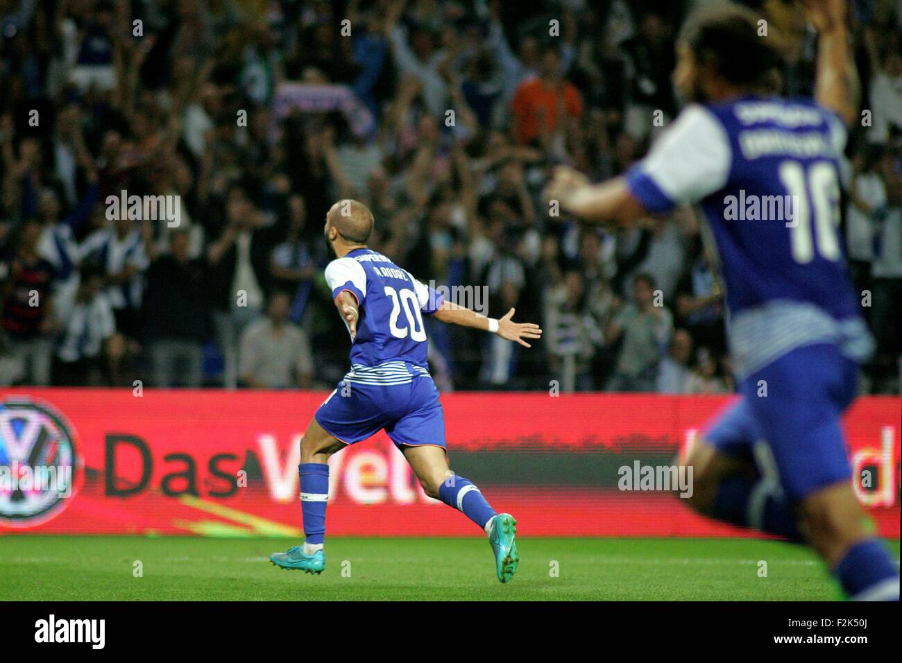 Porto, Portugal. 20th Sep, 2015. Andre Andre (FC Porto) in action ...